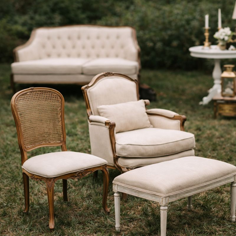 Prystal - Location de mobilier, vaisselle et éléments décoratifs